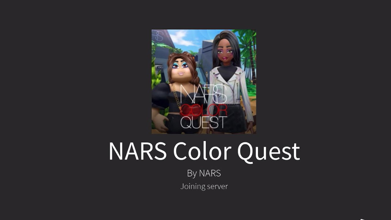 Another new game {NARS Color Quest/Roblox} - YouTube