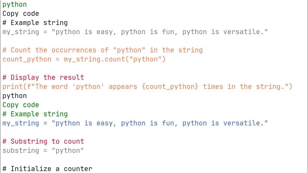 Python Count Number Of Occurrences In String YouTube python-count-number-of-occurrences-in-string-youtube