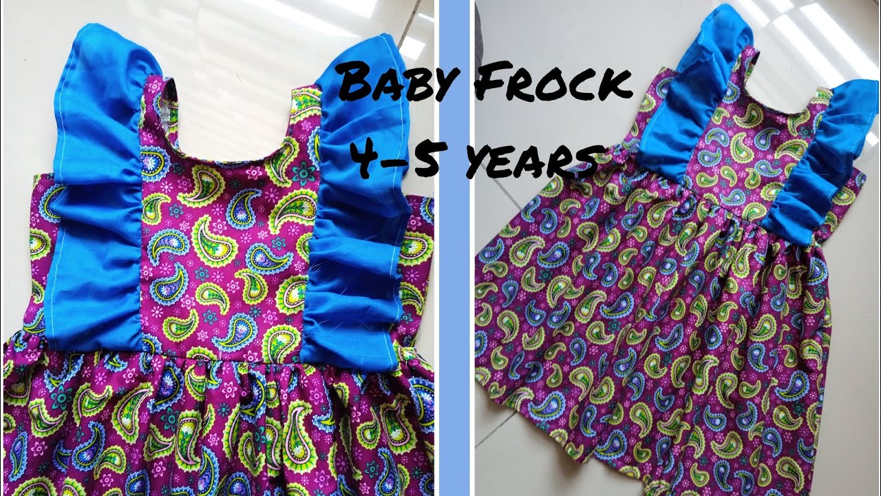 New Design Baby Frock Cutting & Stitching/ Very Easy/ Baby Frock - YouTube
