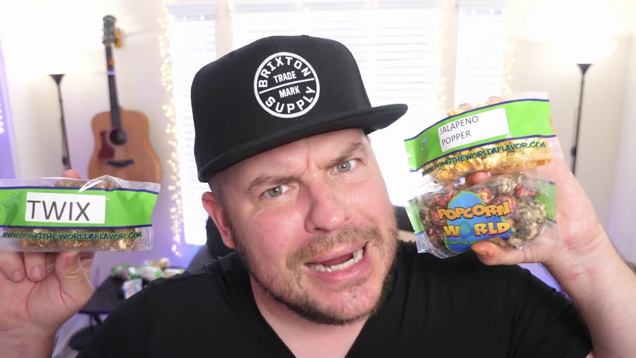 Popcorn World Review 250+ Flavors | Foodie Fridays - YouTube