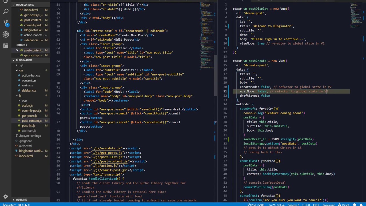 JavaScript Coding Live Stream | [ Vue.JS ] | RabbitWerks JavaScript ...