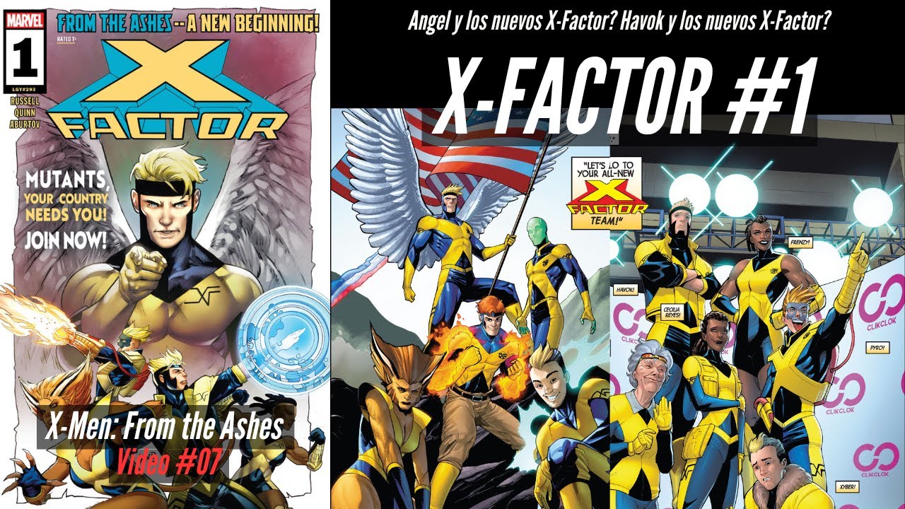 X-Factor #1 // Angel y el nuevo X-Factor? O Havok y el nuevo X-Factor ...