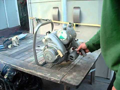 003 vintage mono chainsaw model 93 - YouTube