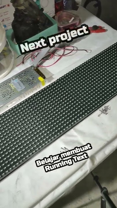 membuat running text sendiri - YouTube