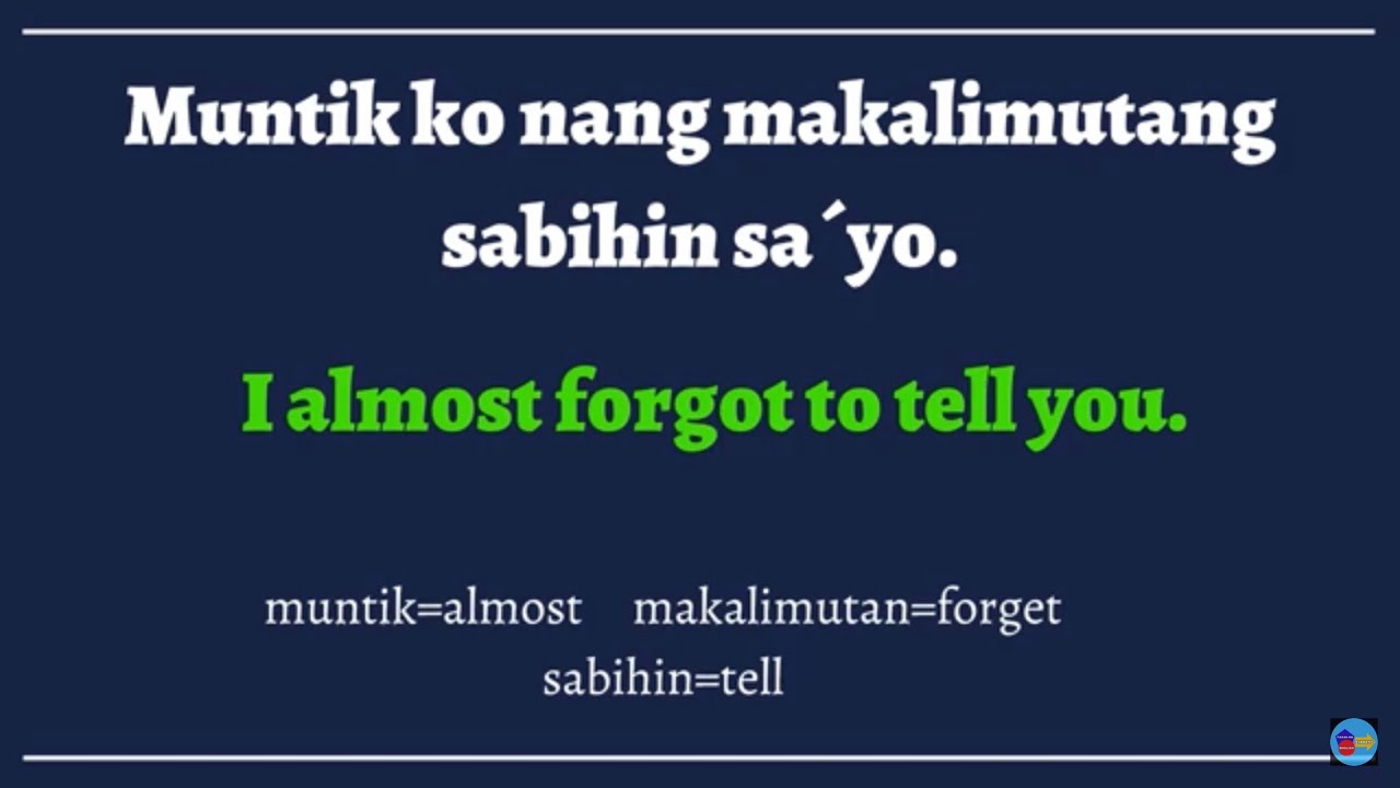 50 EASY ENGLISH-TAGALOG PHRASES FOR FILIPINO LEARNERS 4 - YouTube