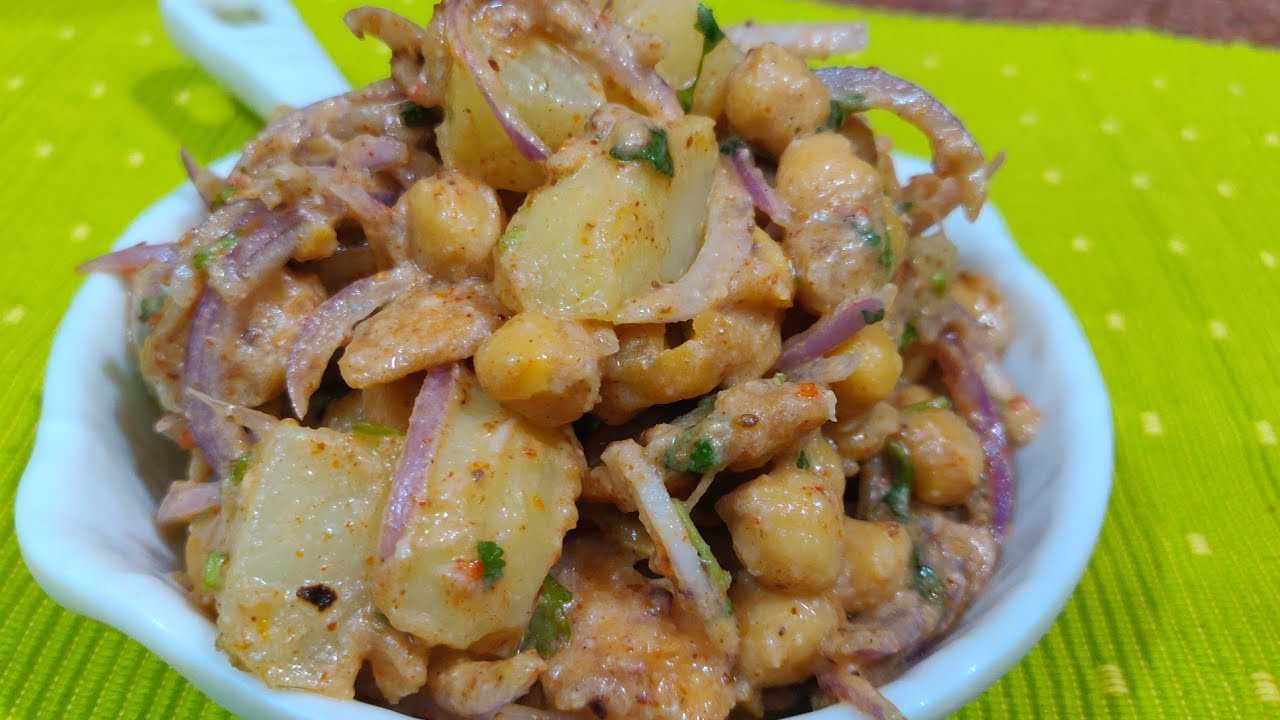 Aloo choley ki chatpati chaat | Chana aloo chaat recipe | Ramadan ...