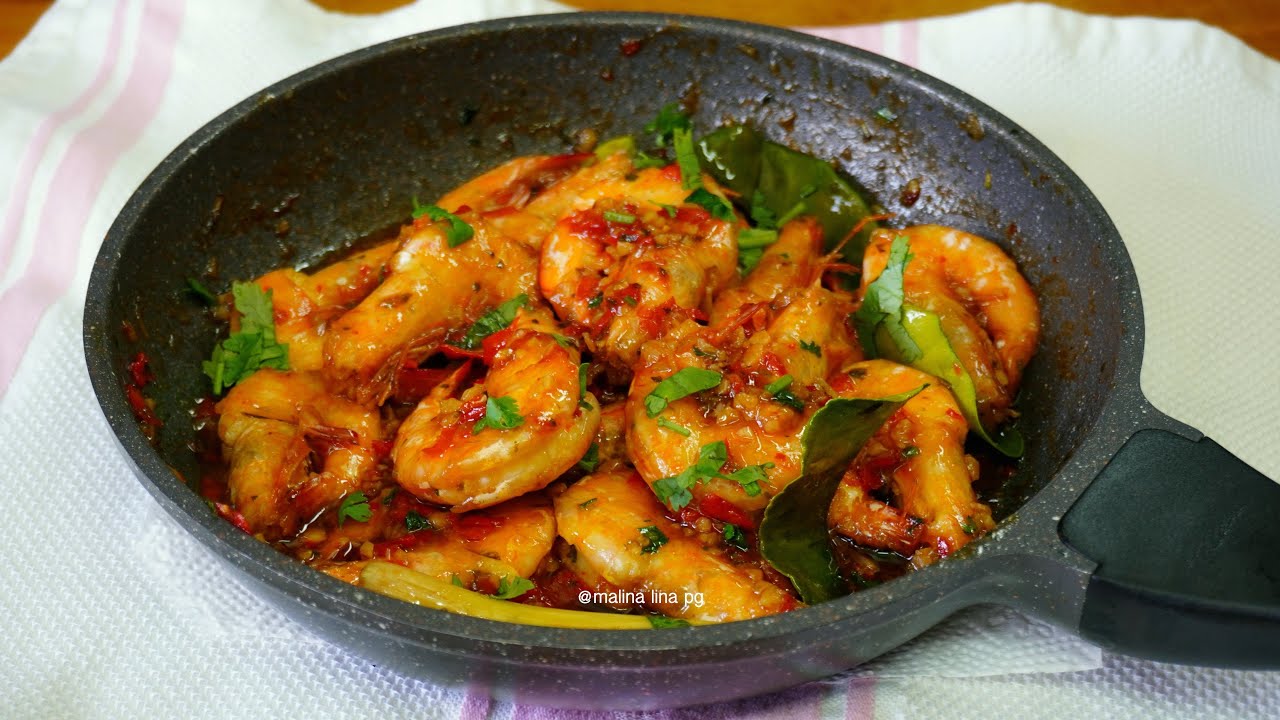 cara buat udang masak thai mudah dan sedap | udang masak tiga rasa by ...