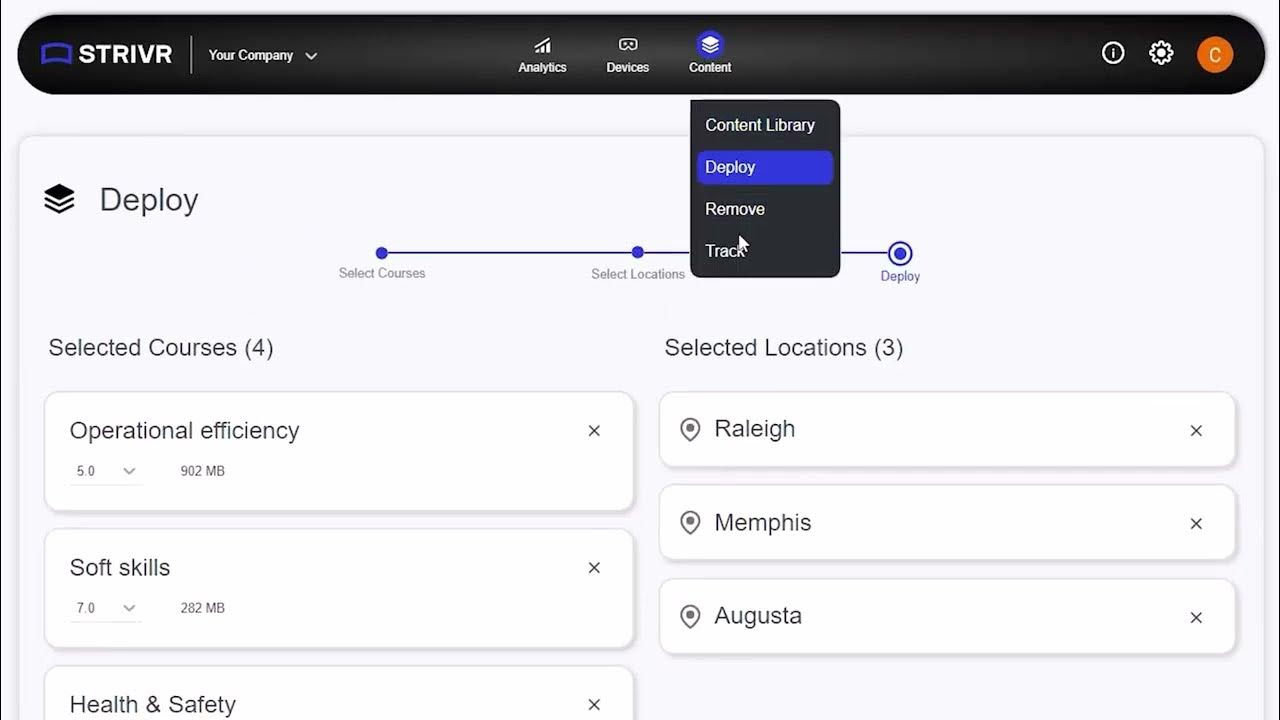 Strivr Portal: Walkthrough Demo - YouTube
