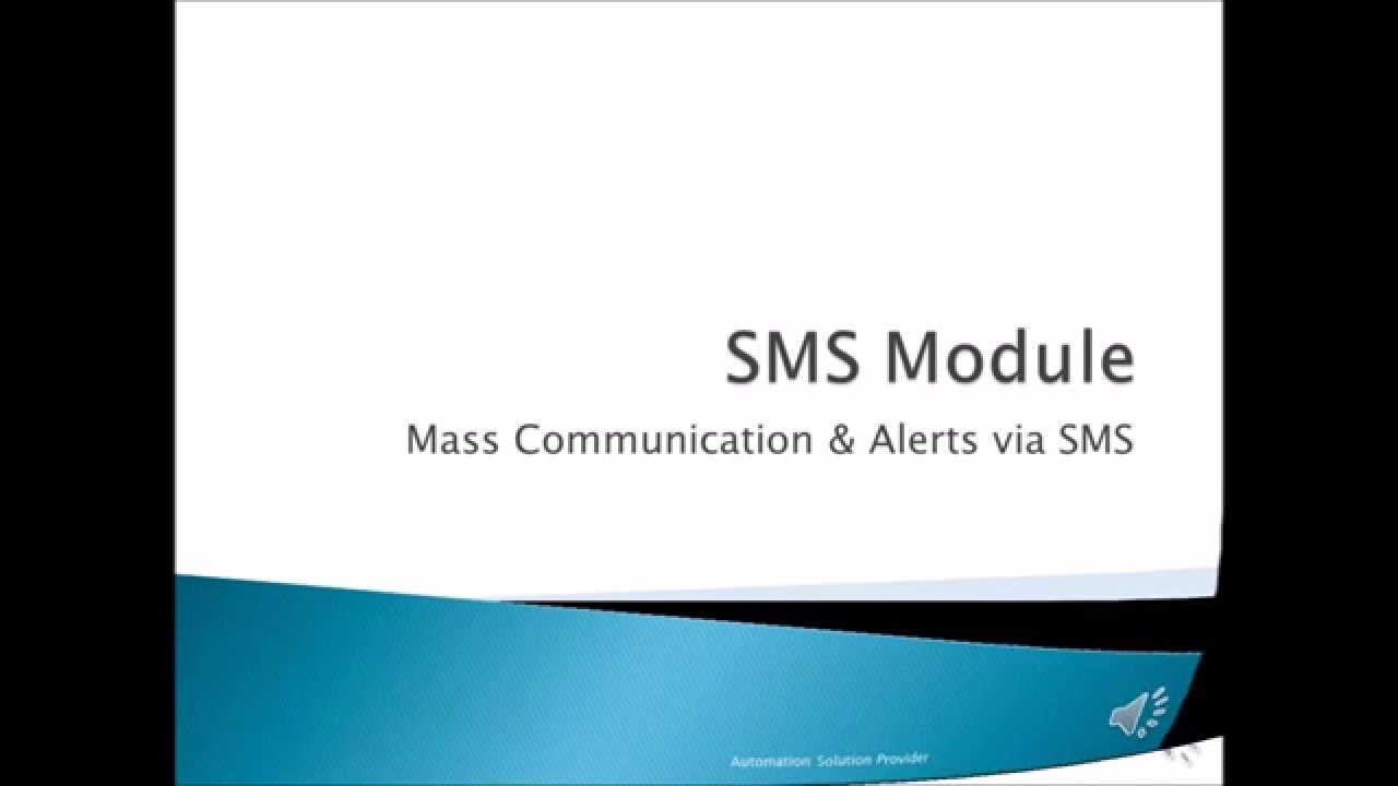 SMS Module - YouTube