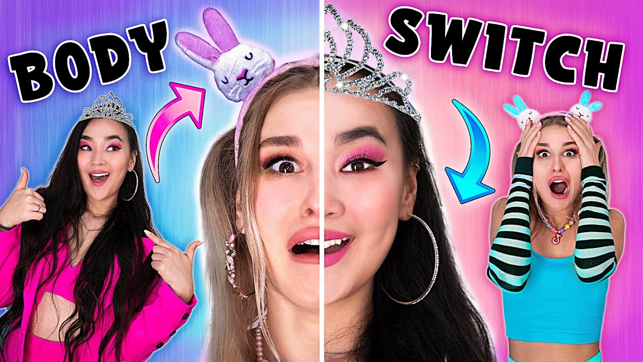 OMG! Body Swap Mystery with a School Queen for 24 hours / 2 EP - YouTube