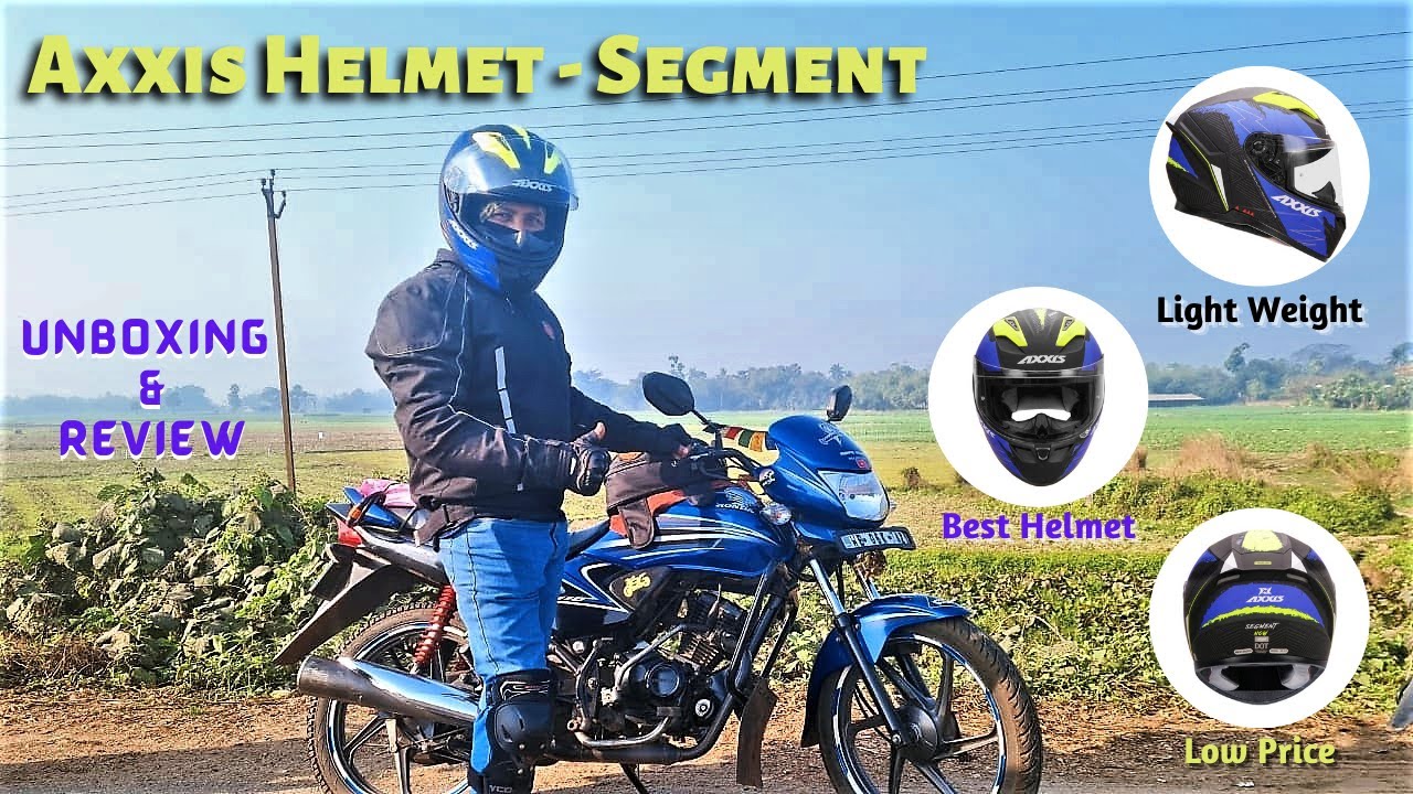 Axxis Helmet - Segment | Review | Light Weight | Unboxing | Best Helmet ...