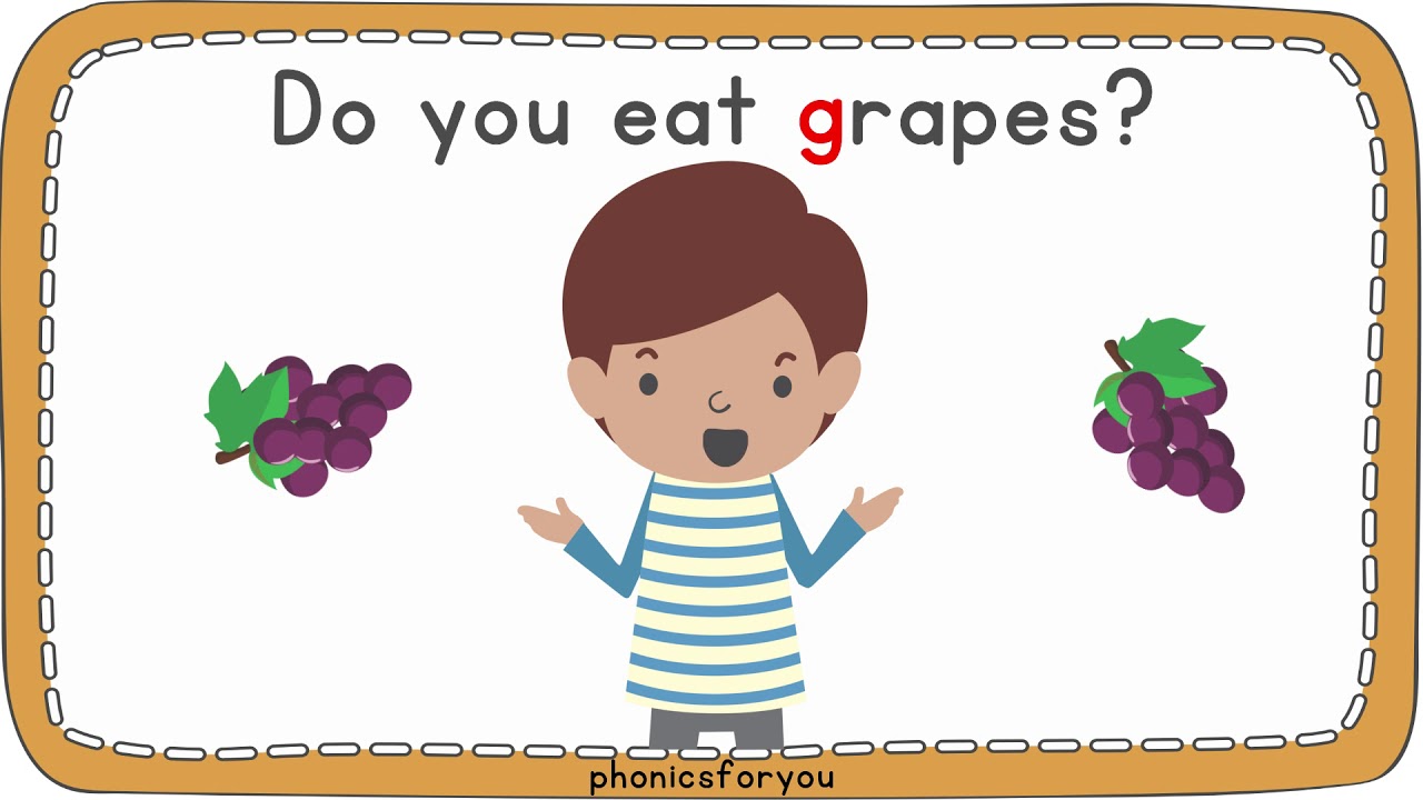 The Alphabet. Letter Gg. Unit 2 (ESL Alphabet, for non-natives) - YouTube