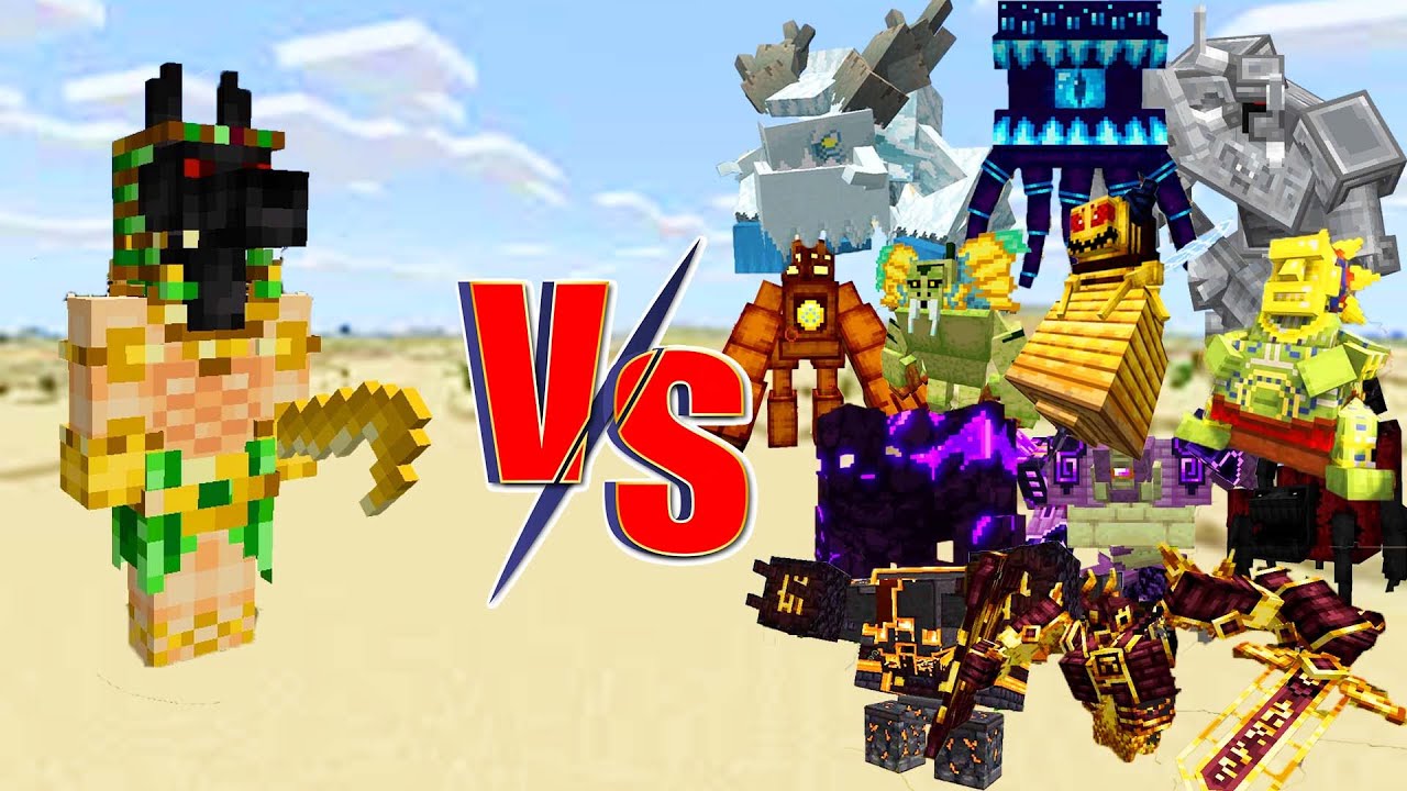 Anubis VS ALL bosses in Astemir's Forestcraf, Mowzie's Mobs and ...
