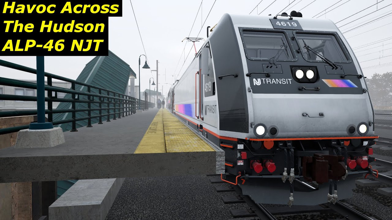 Havoc Across The Hudson - ALP 46 NJT || Train Sim World 3 - YouTube