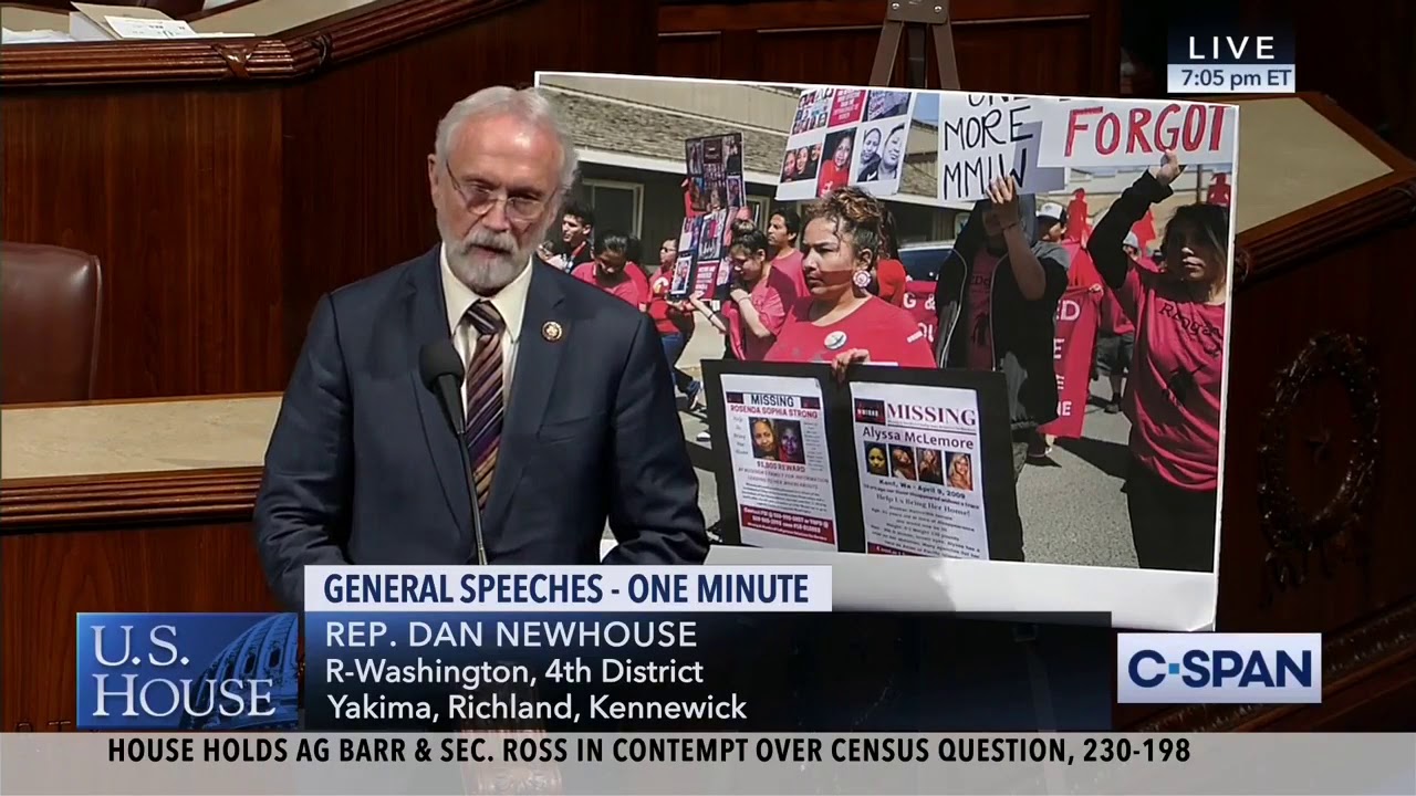 Newhouse Remembers Rosenda Strong and Urges Congress to Act on MMIW ...