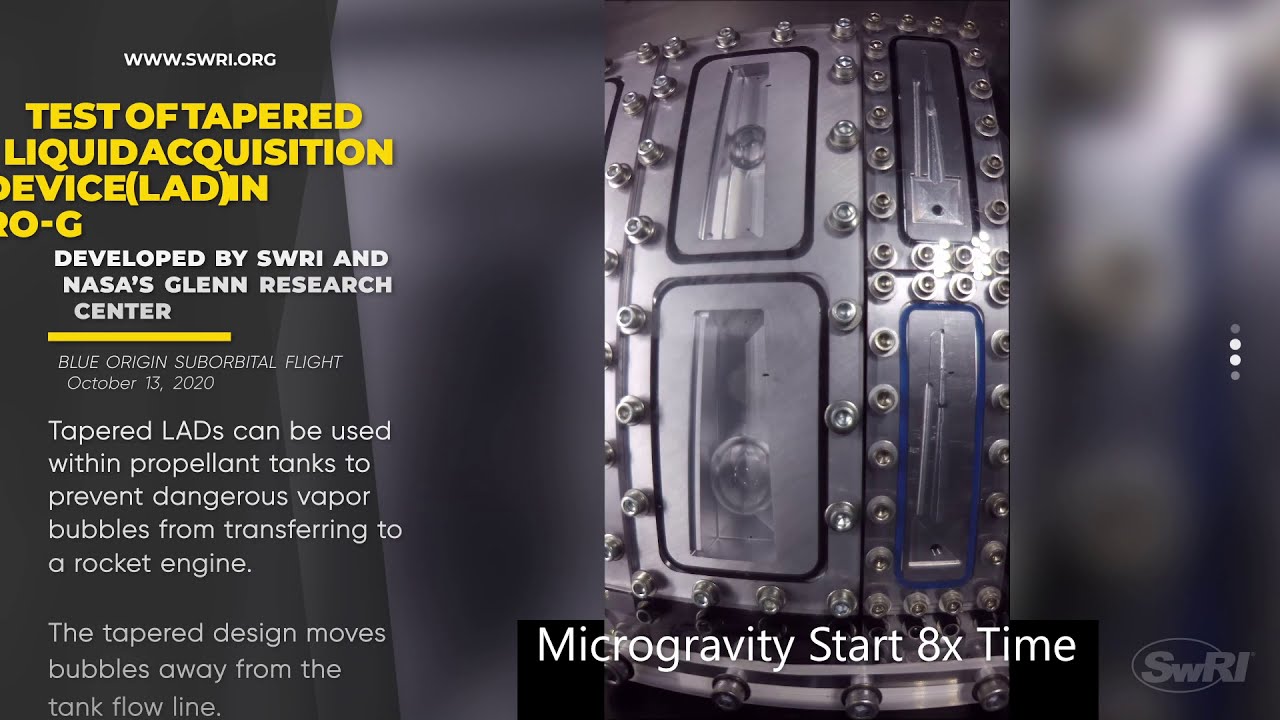 Tapered Liquid Acquisition Device (LAD) - YouTube