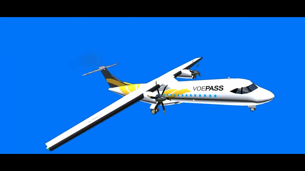 Voepass flight 2283 - Crash animation - YouTube