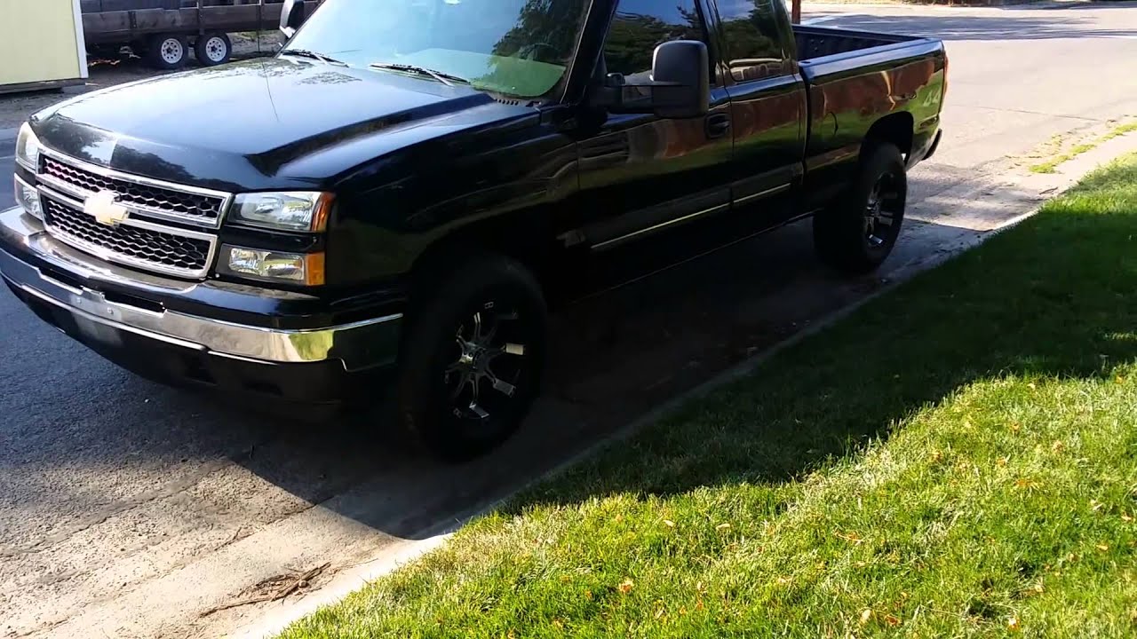 2007 Chevy Silverado flowmaster - YouTube