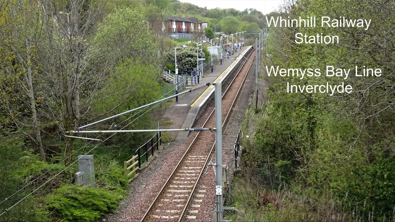 Whinhill Railway Station, The Wemyss Bay Line, Inverclyde - YouTube