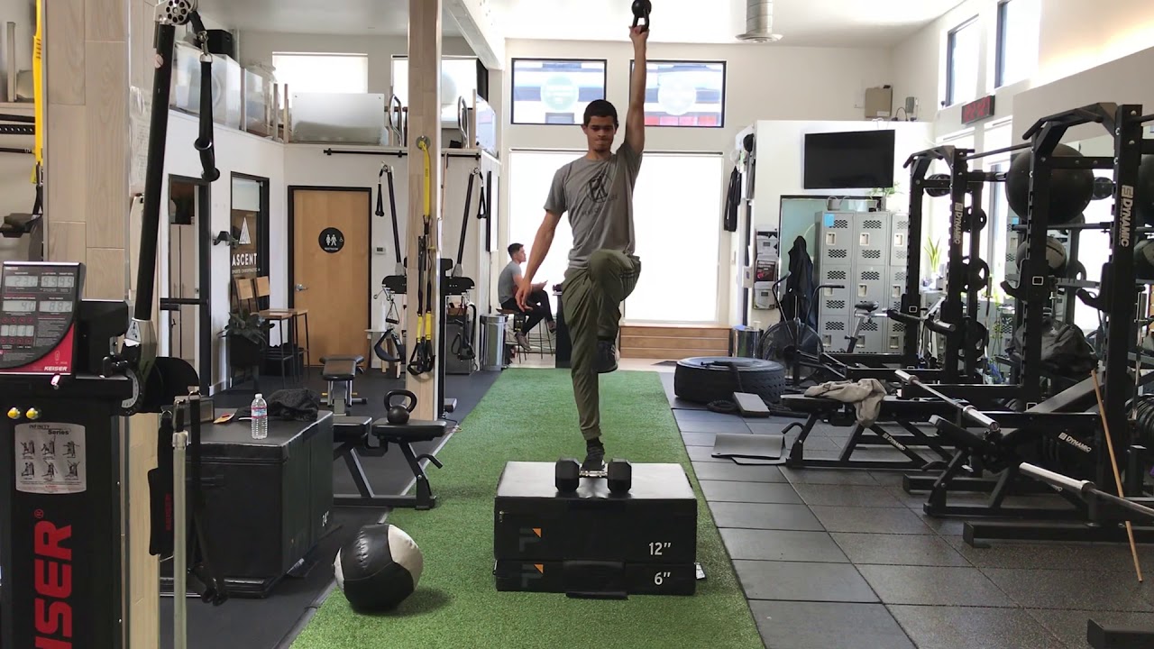 Bottoms Up Contralateral Sagittal Step Up - YouTube