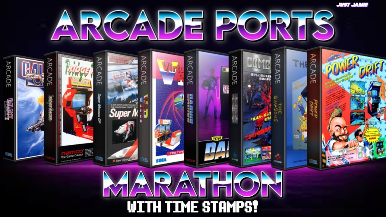 Arcade Ports Ranked Marathon EP 71-78 (Time Stamps) #galaxyforce # ...