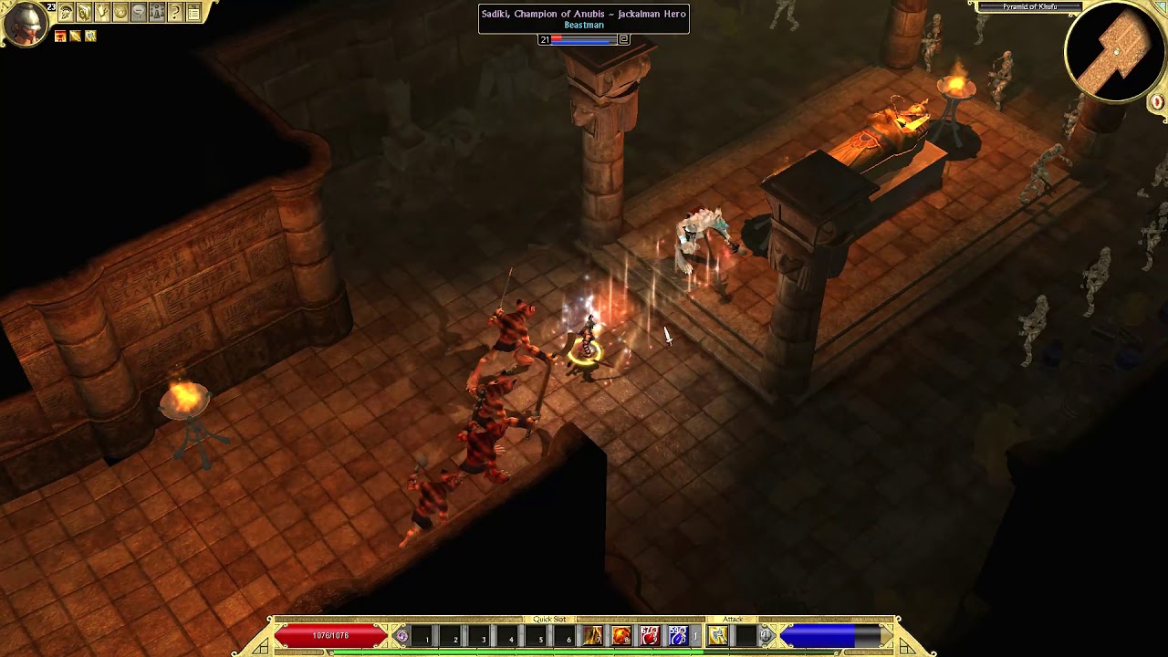 How to do Khufu's Curse quest - Titan Quest - YouTube