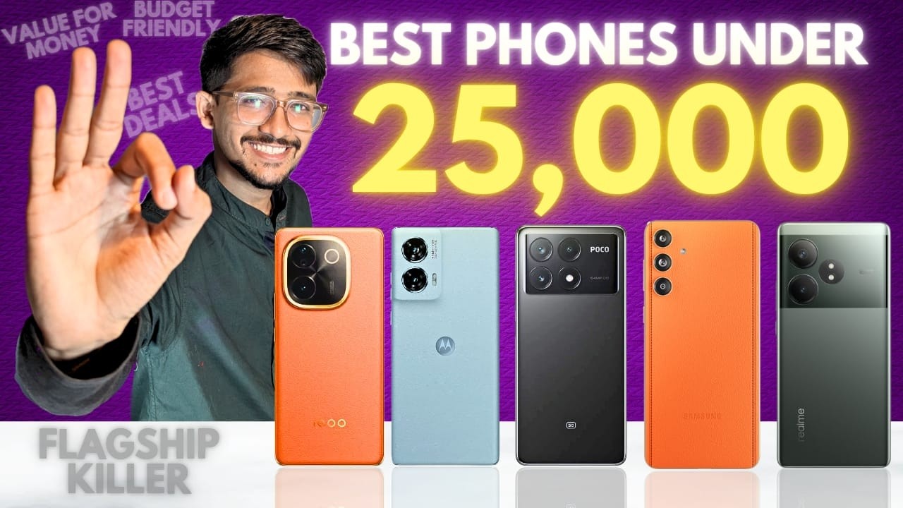 Best Phones Under 25000: Battery Beast, Stylish Design and more. - YouTube