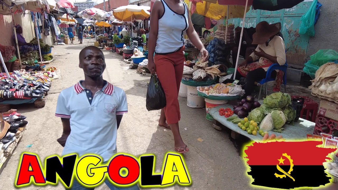 Luanda Angola 2024 Raw Streets of Prenda Market HD - YouTube