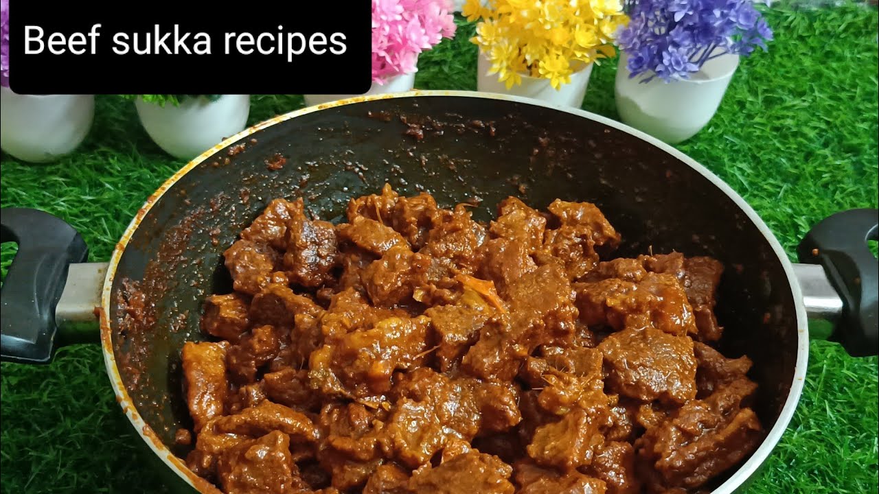 Beef sukka recipes / Beef dry roast recipe #cooking - YouTube