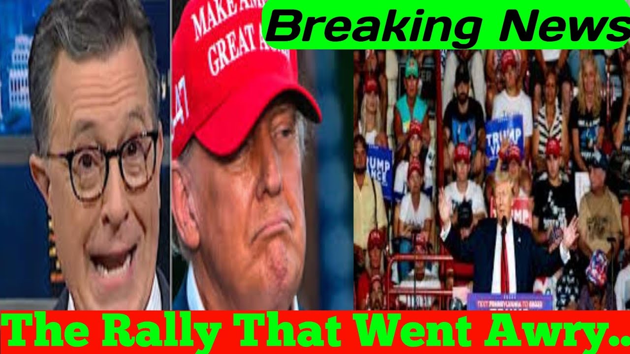 That Is Just Sad': Stephen Colbert Spots Exact Moment Trump Rally Went ...