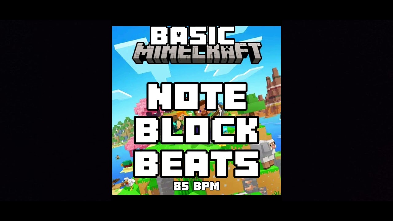 BASIC MINECRAFT NOTE BLOCK BEATS 85 BPM - YouTube