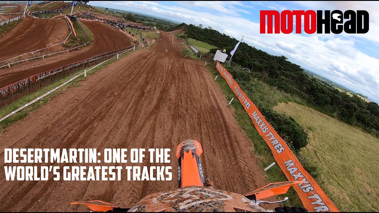 Riding the legendary Desertmartin MX track with Mel Pocock - YouTube