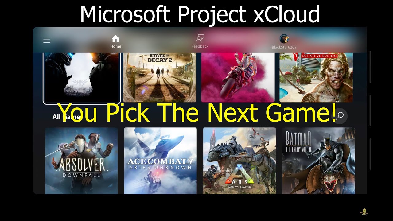 Microsoft Project xCloud You Pick The Next Game! Commentary - YouTube