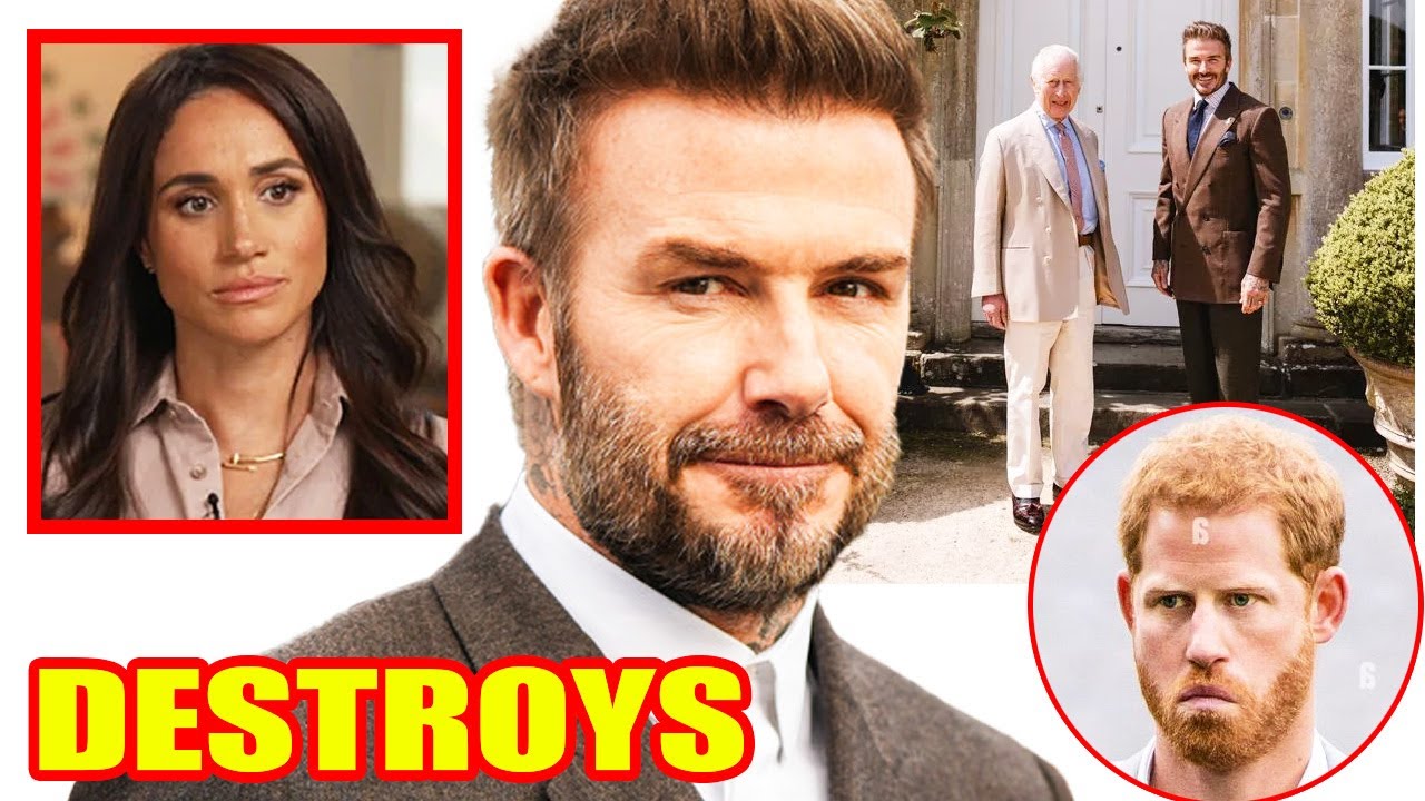DAVID BECKHAM DESTROYS MEGHAN & HARRY! His Master Move Ends Their Royal ...