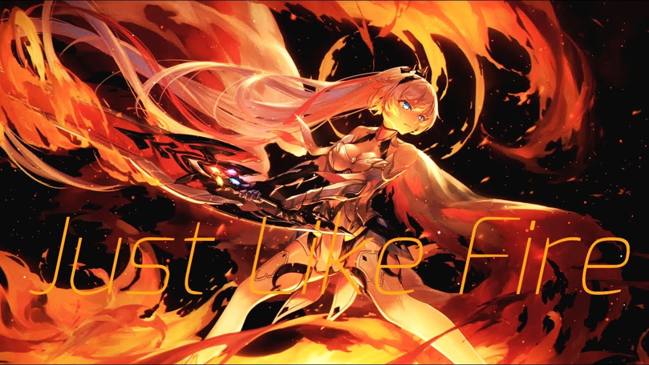 Nightcore - Just Like Fire | (lyrics) - YouTube