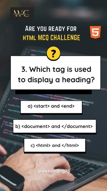 Day 3 Html Mcq Challenge Html For Beginners Htmlwebsite Webcoding Shorts Short Youtube