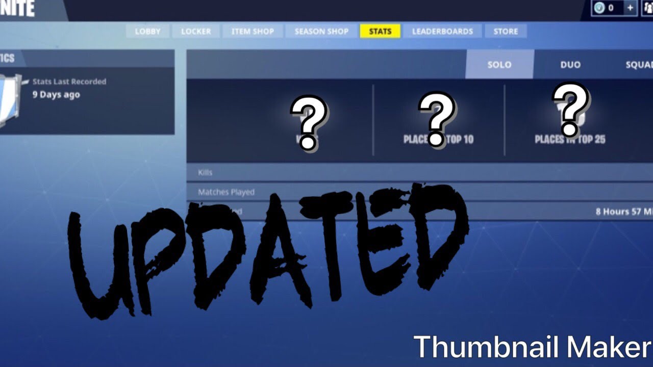 UPDATED STATS REVEAL #2 - YouTube