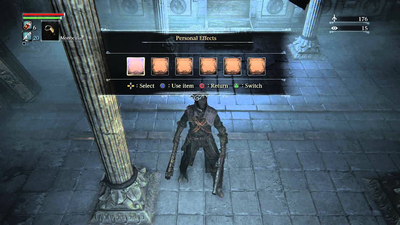 Bloodborne - Church of the Good Chalice: Wheelchair Minigun Combat ...