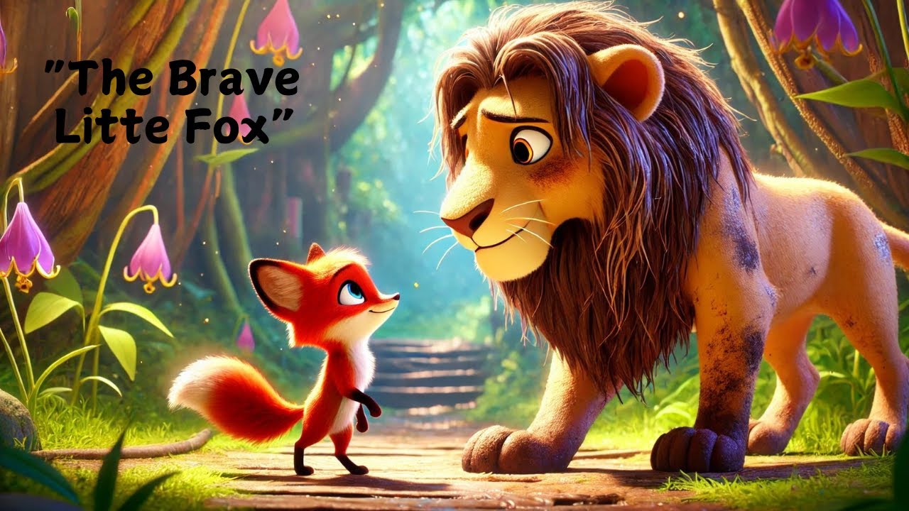 "The Brave Little Fox | Easy English | A1 Level Story"- Bed Time ...