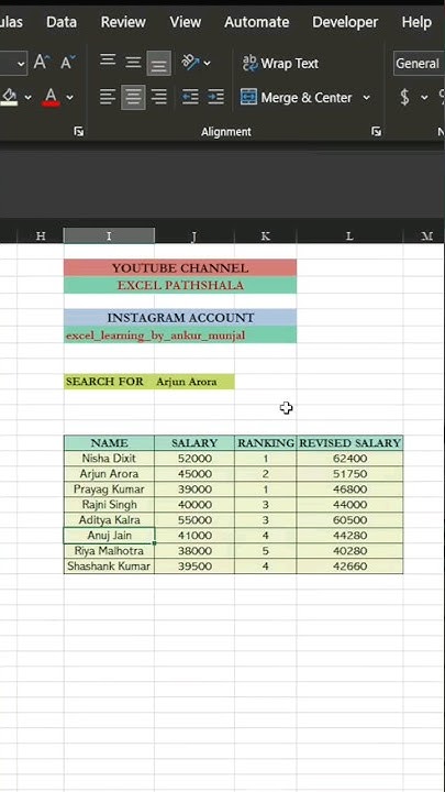 How To Create Search Bar In Excel - YouTube