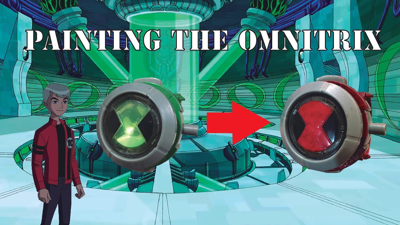 BEN 10: PAINTING THE OMNITRIX / PINTANDO EL OMNITRIX - YouTube