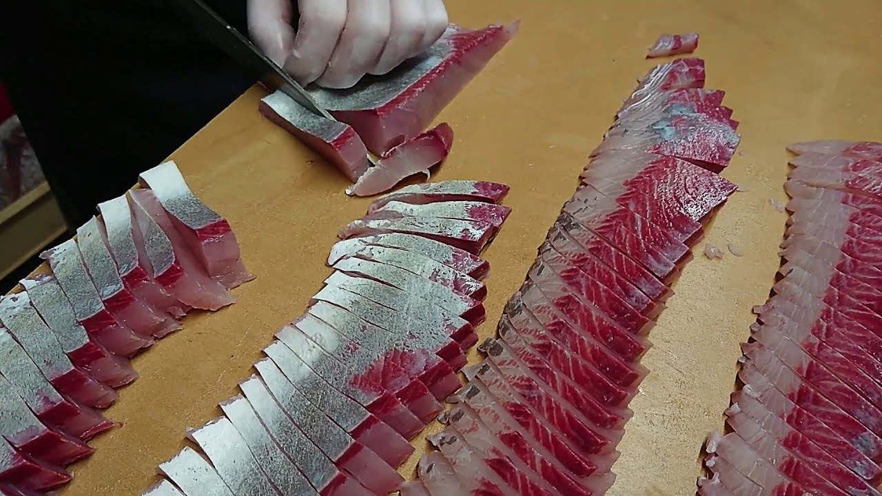 Wonderful Japanese Sashimi SKILLS Making - Best Japanese Sushi Skills ...