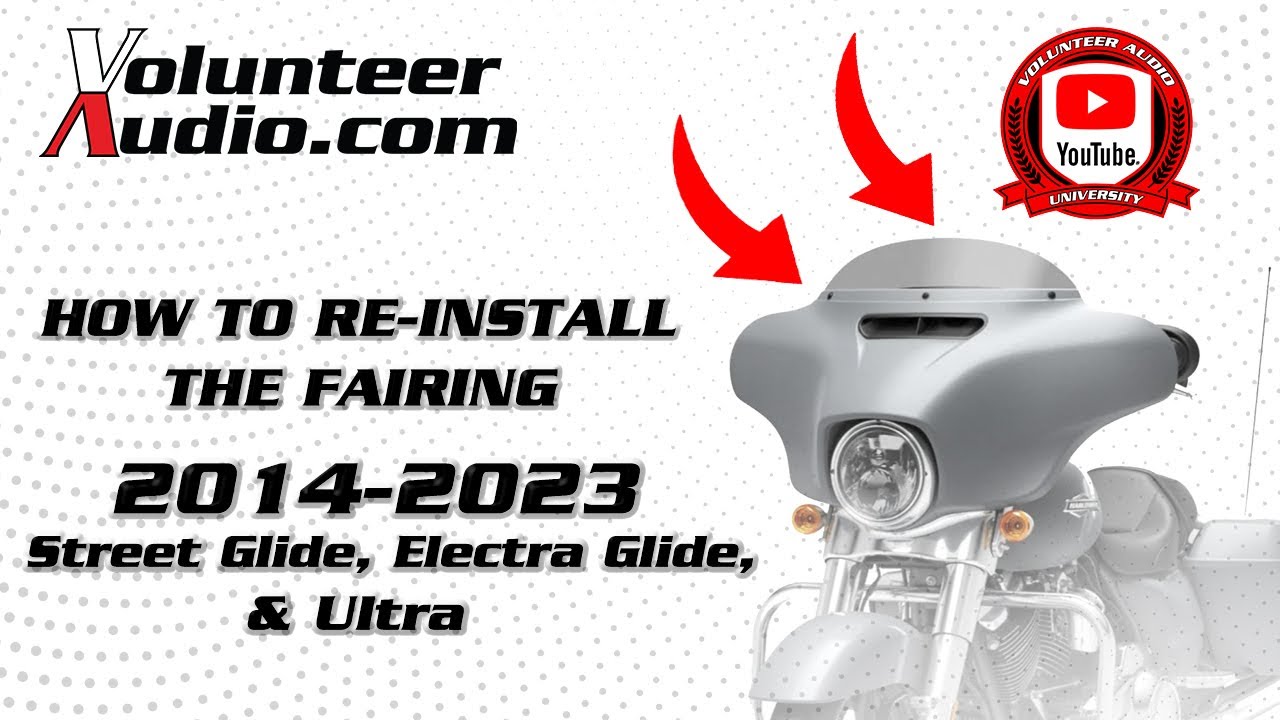 How to Re-Install the Fairing on a 2014-2023 Harley Davidson® Street ...