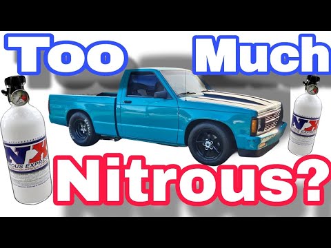 Spraying all the nitrous until it breaks! - YouTube