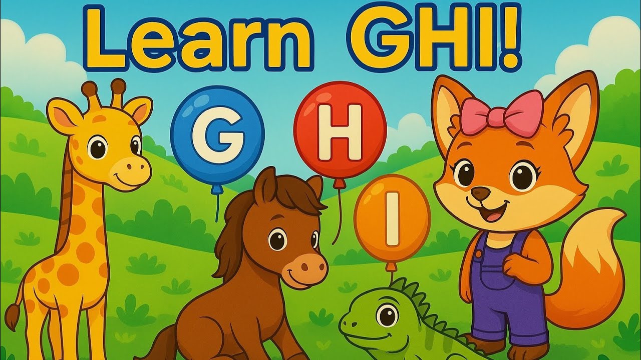 Learn G, H, I Letters | Alphabet Learning for Kids | İngilizce Alfabe ...
