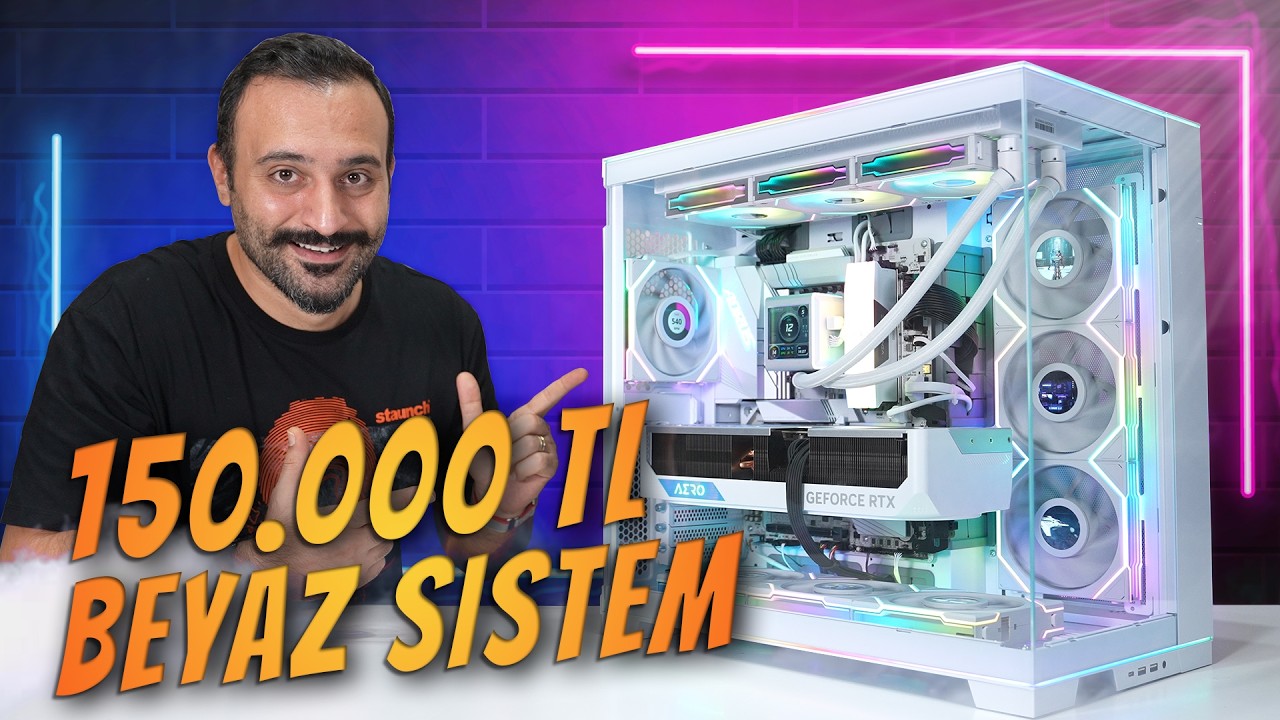 KENDİME YENİ BEYAZ PC TOPLADIM! RTX 4080 Süper ve Lian Li Ekosistem - YouTube