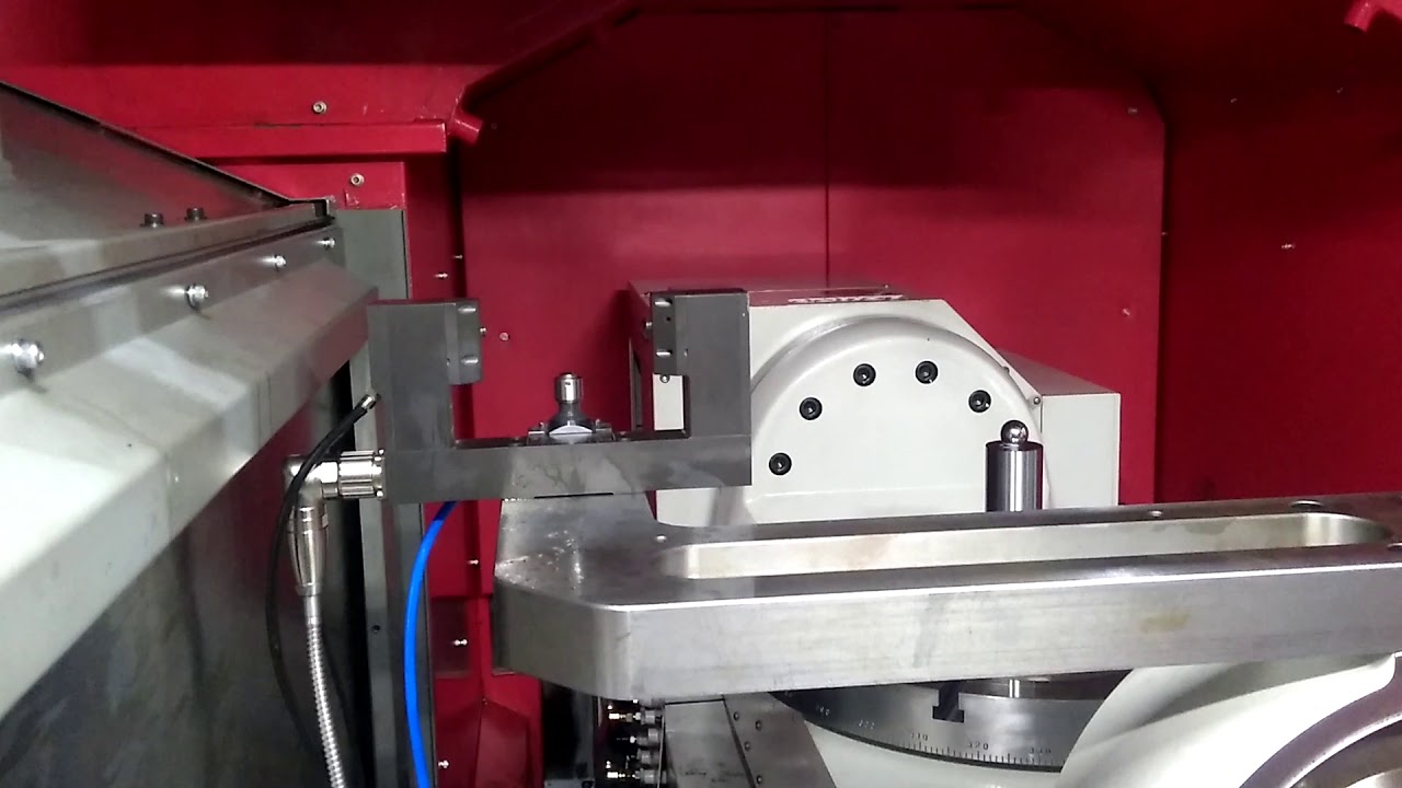 Blum Laser Probe tool measuring - YouTube