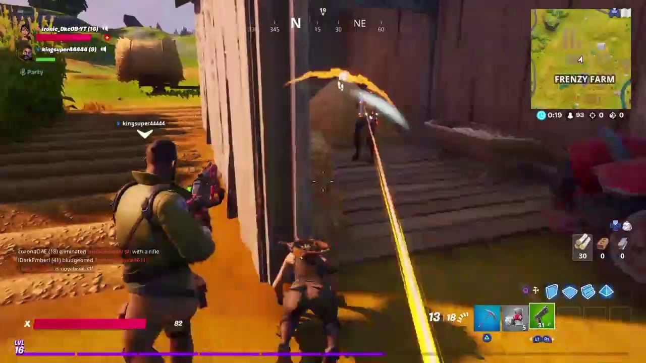 Fortnight game play - YouTube