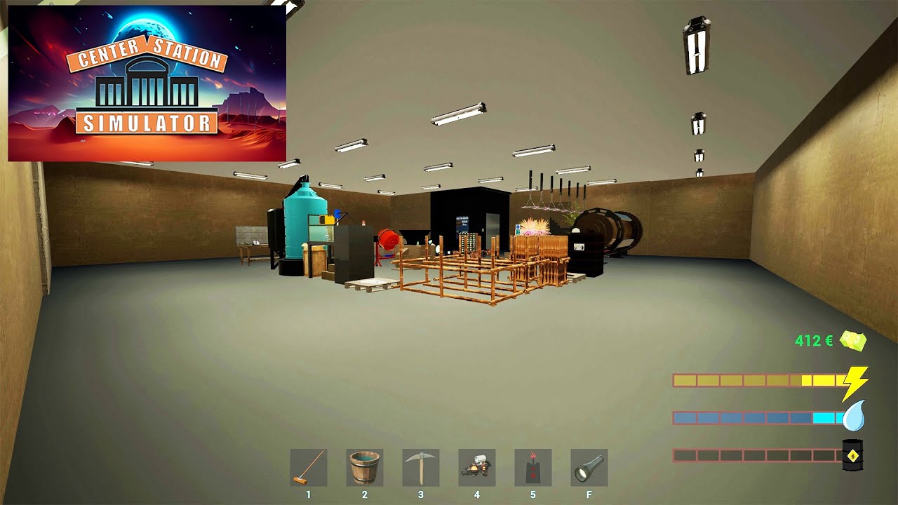 Center Station Simulator - Part 9 - Basement Expansion Completed! - YouTube