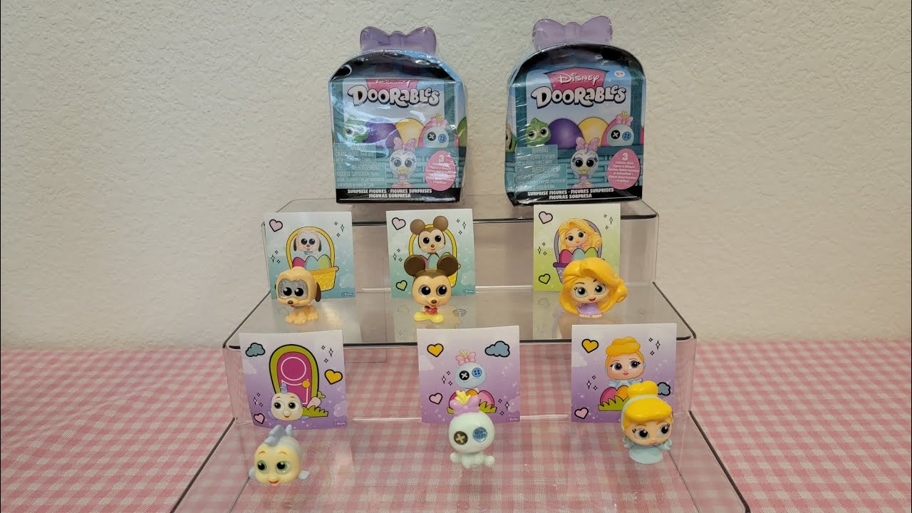 Disney Doorables EASTER Exclusive Pastel 3 pk Blind Boxes - YouTube
